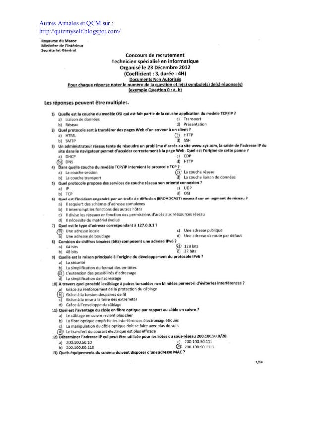 Pdf Télécharger Examen Informatique L1 Gratuit Pdf